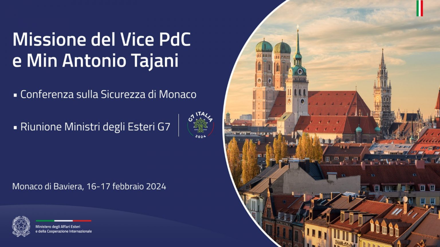 Dichiarazione di Antonio Tajani, Ministro degli Affari Esteri e della ...