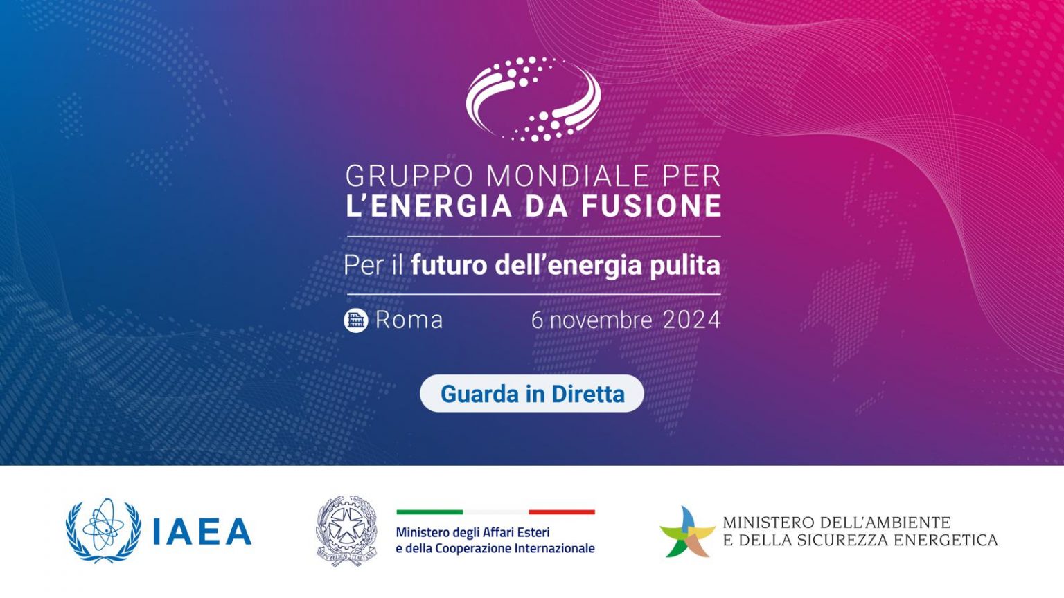 Evento ministeriale inaugurale del Gruppo Mondiale per l’Energia da ...